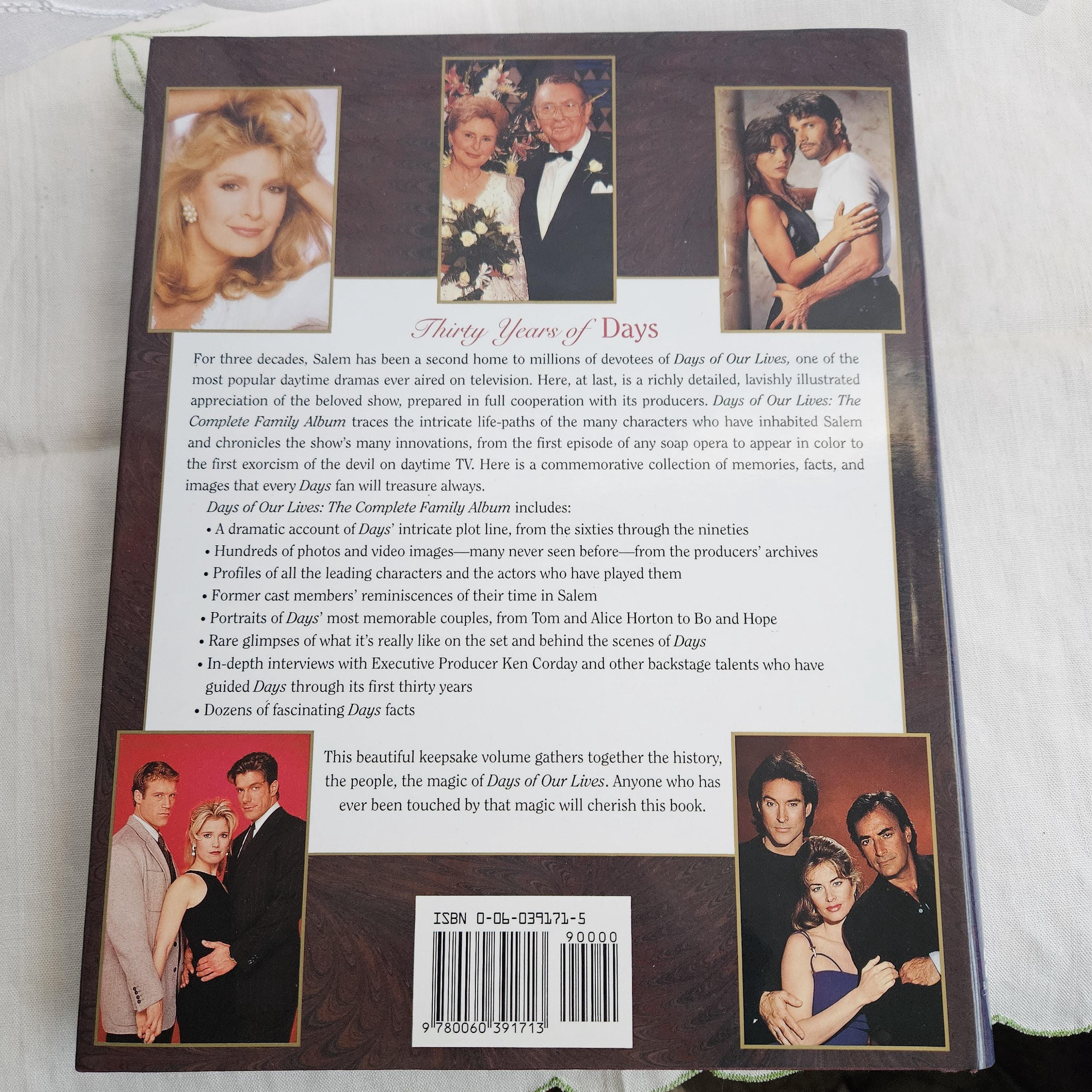 Vintage 1995 Days of Our Lives Complete Family Album Lorraine Zenka ...