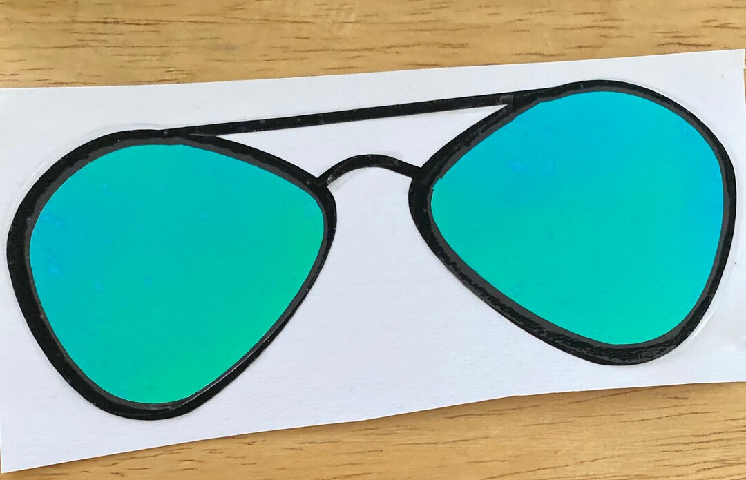 Sunglasses Window Decal - Etsy
