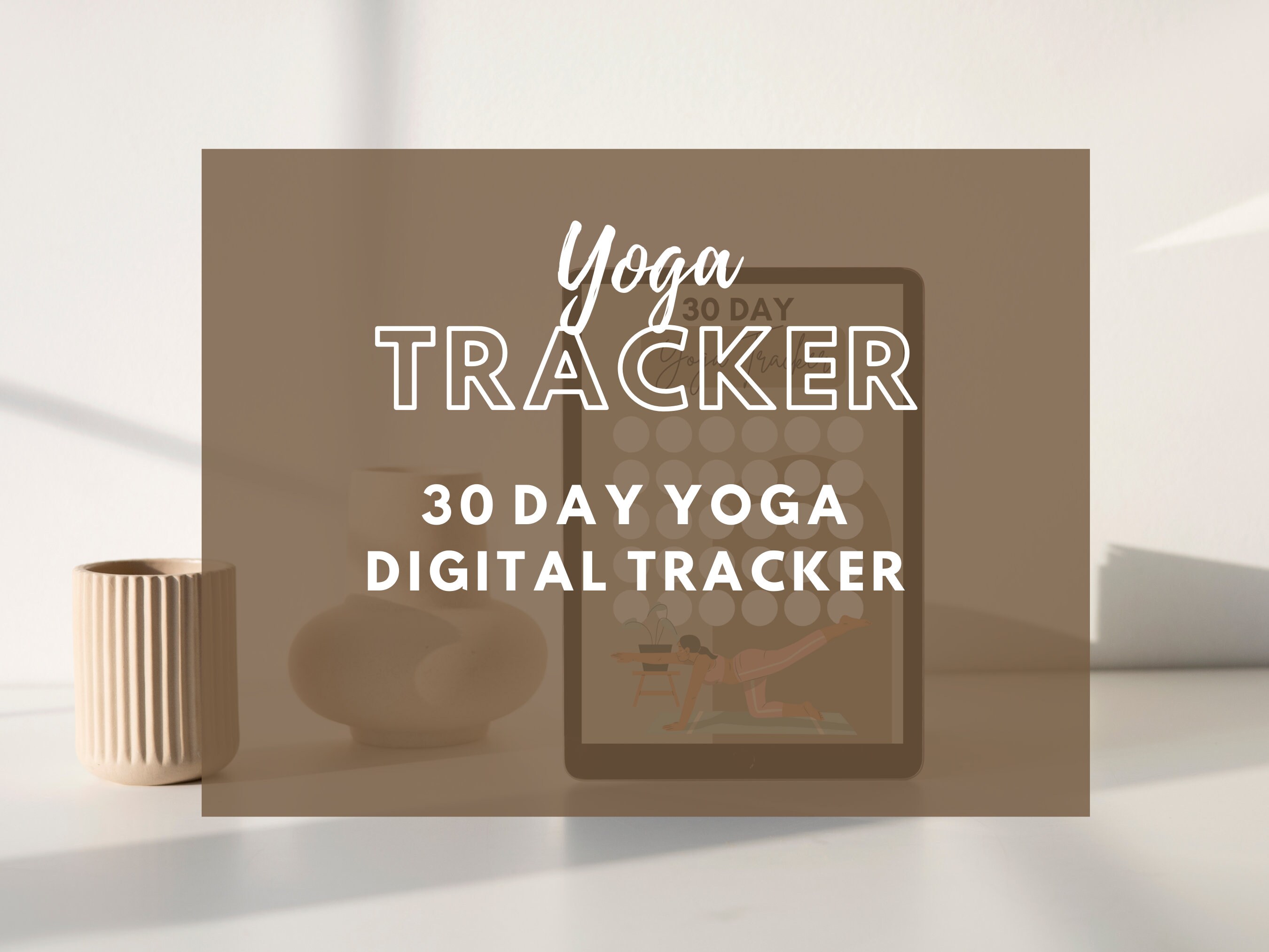 Yoga Tracker | Printable Yoga Tracker Journal | Digital Yoga Tracker ...
