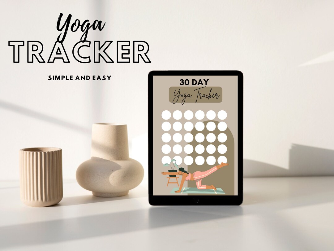 Yoga Tracker | Printable Yoga Tracker Journal | Digital Yoga Tracker ...