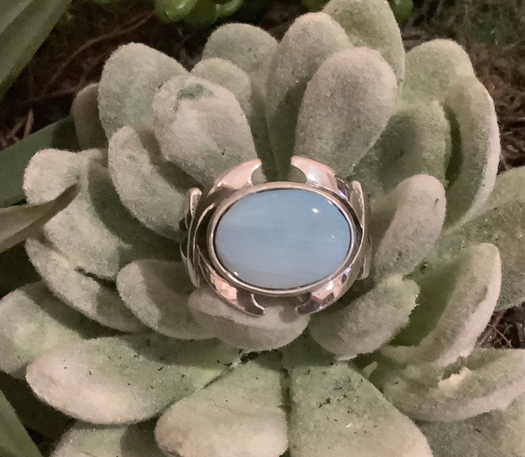 Leland Blue Ring, Size 9, Sterling Silver - Etsy