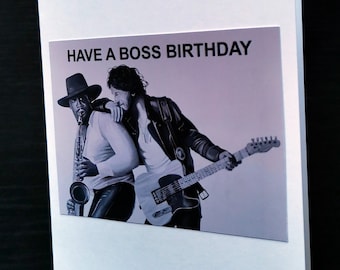 Springsteen Birthday Card - Etsy UK