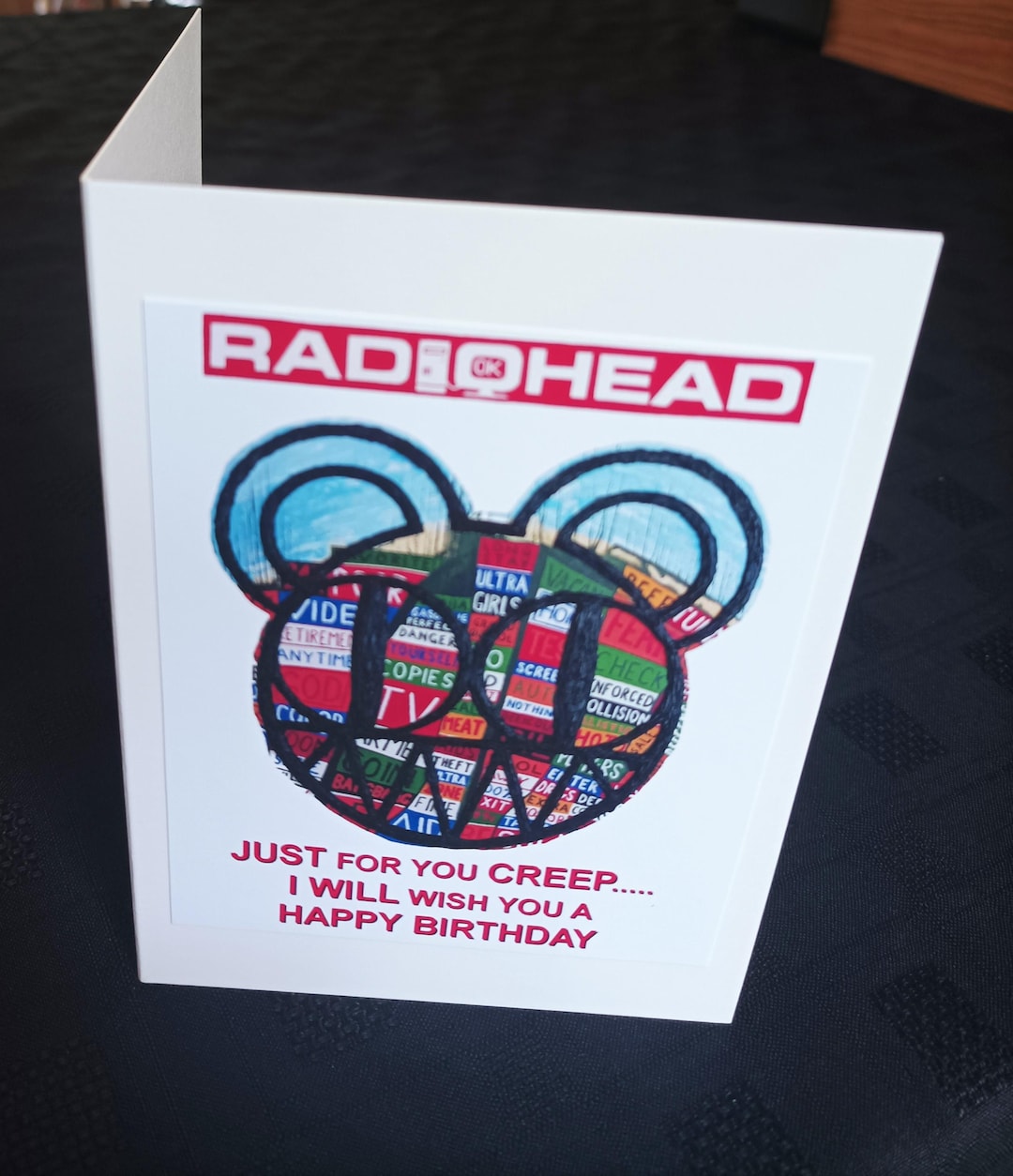 Radiohead, Happy Birthday Card, Just for You, Creep, Thom Yorke ...