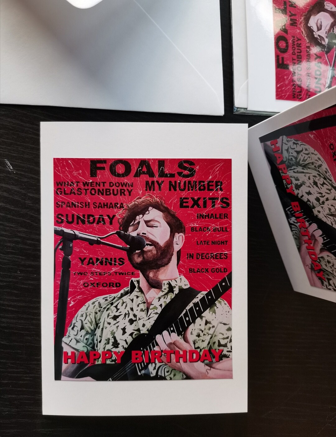 Foals, Yannis, Happy Birthday Card, Foals Birthday Card, Blank Inside ...