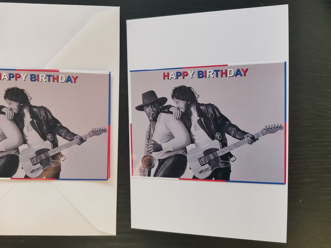 Bruce Springsteen Happy Birthday Born to Run USA Greeting - Etsy