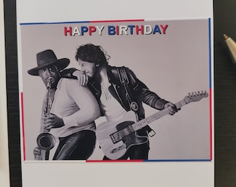 Bruce Springsteen Birthday Card - Etsy