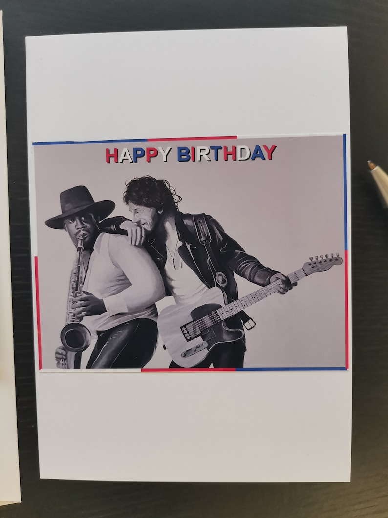 Bruce Springsteen, Happy Birthday, Born to Run, USA, Greeting Card ...