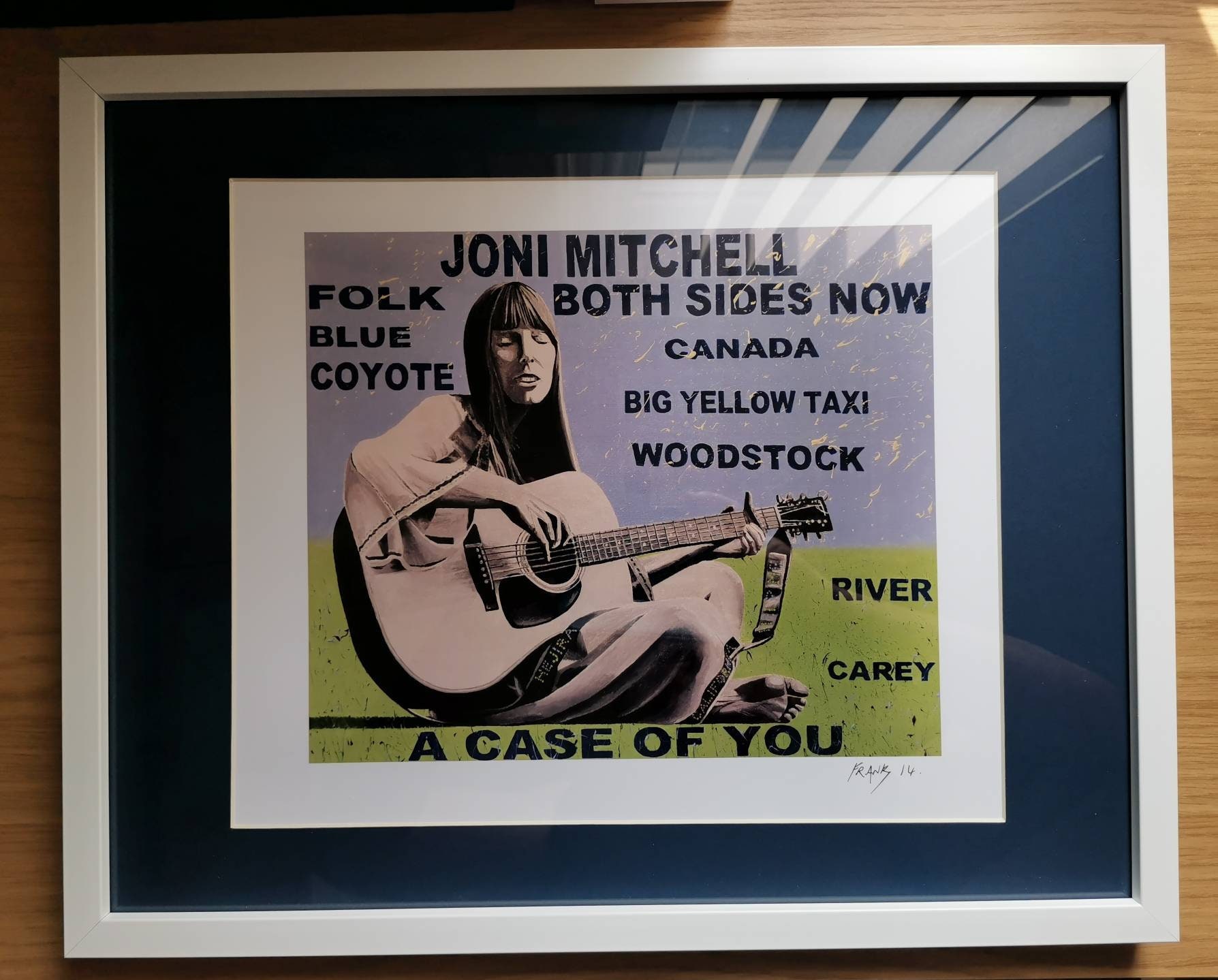 Joni Mitchell. Limited Edition Art Print Signed and Numbered by Myself ...