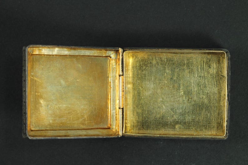 Victorian Napoleon Enamel Snuff Box - Etsy