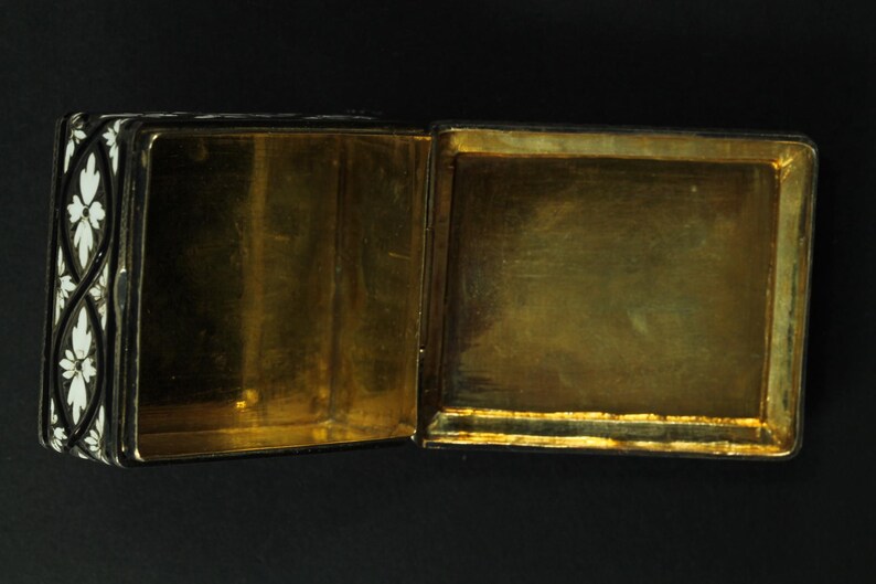 Victorian Napoleon Enamel Snuff Box - Etsy
