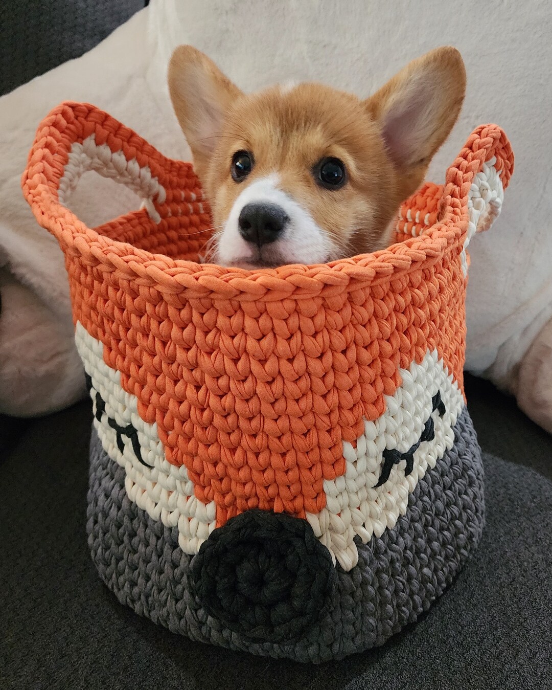 Vera's Fox Basket Pattern - Etsy