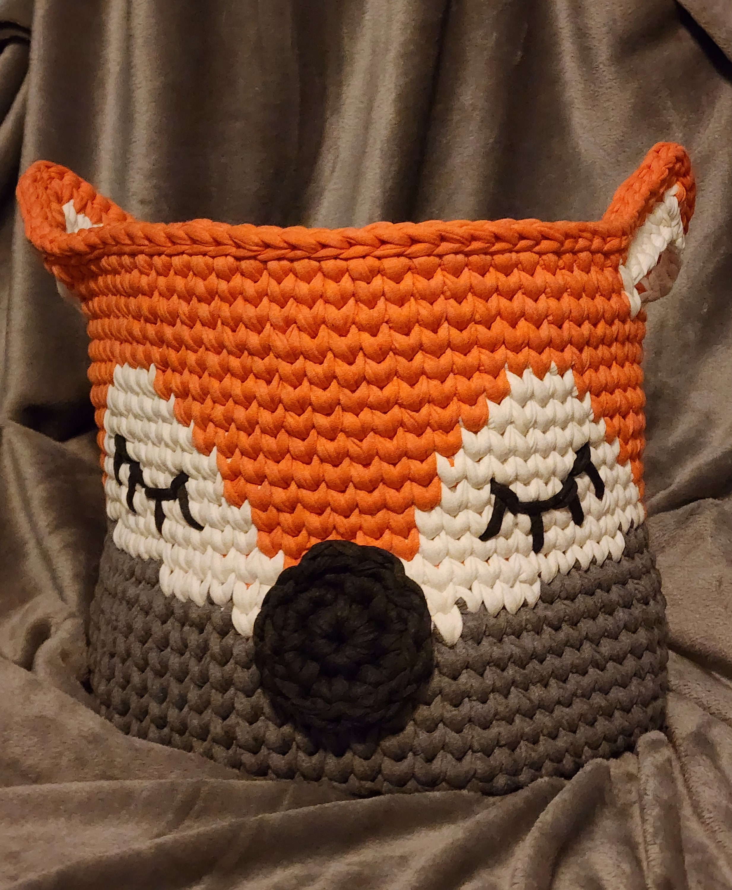 Vera's Fox Basket Pattern - Etsy