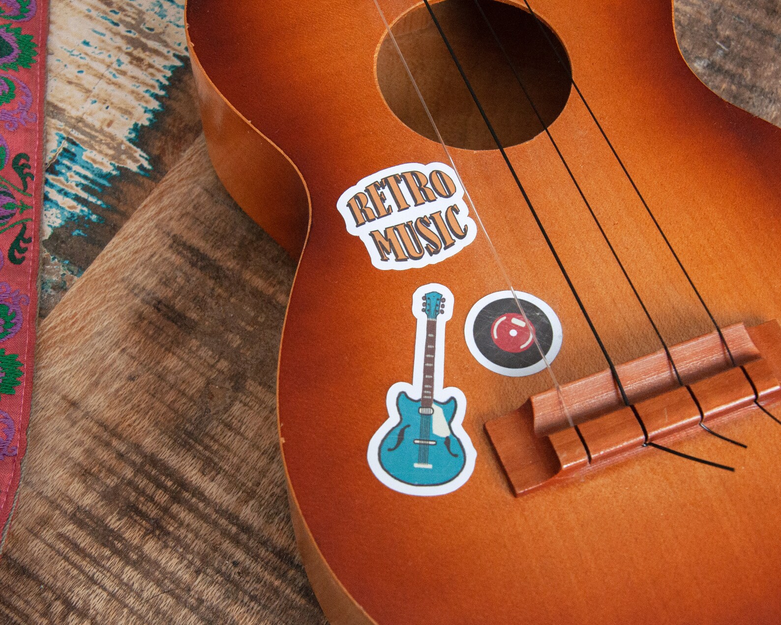 Retro Sticker Sheet Old School Music Vintage Stickers - Etsy