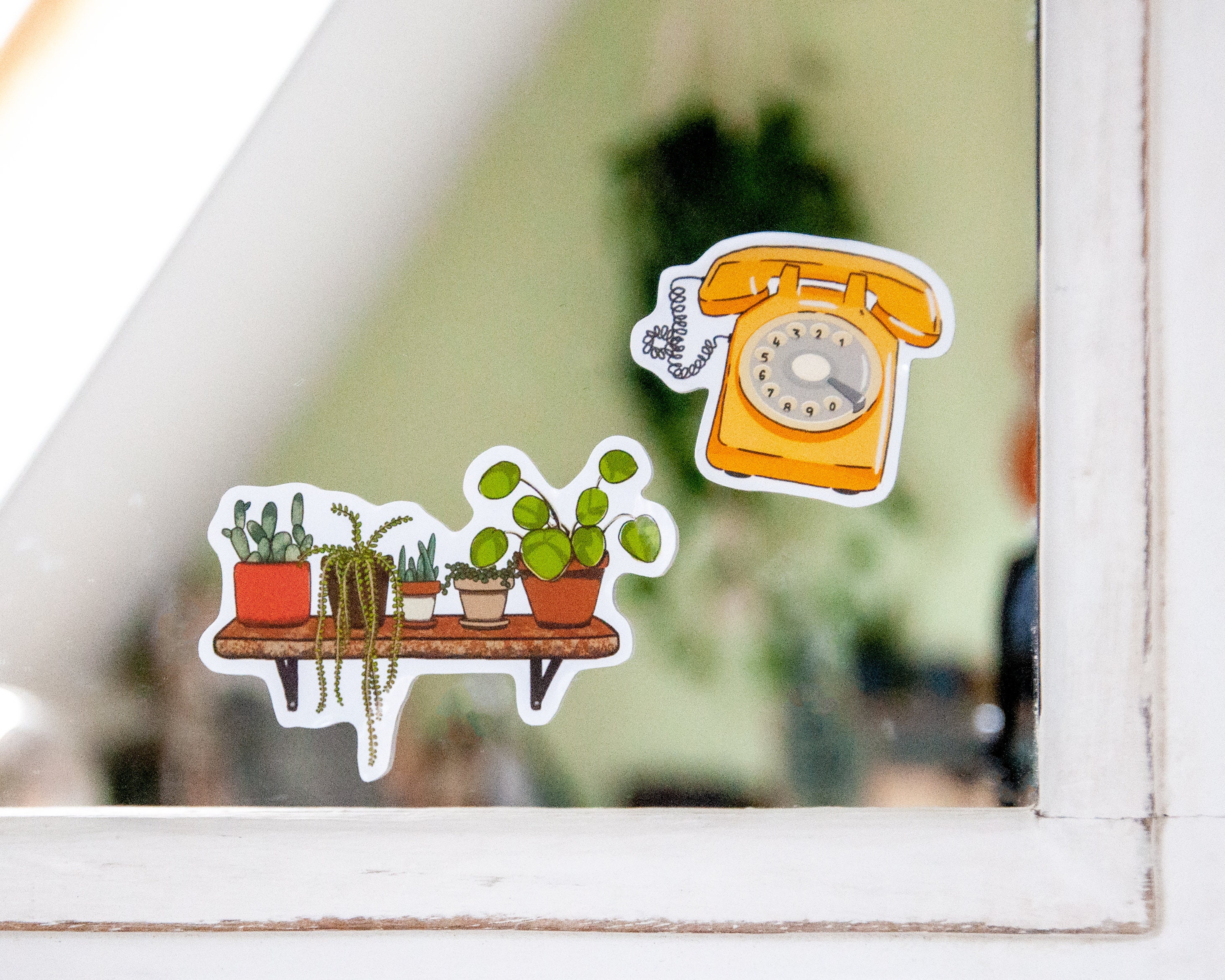 Vintage Telephone Sticker - Etsy