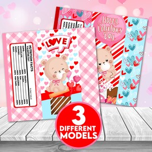 Valentine's Day Candy Wrapper, Love Candy Wrapper, Valentine Candy ...