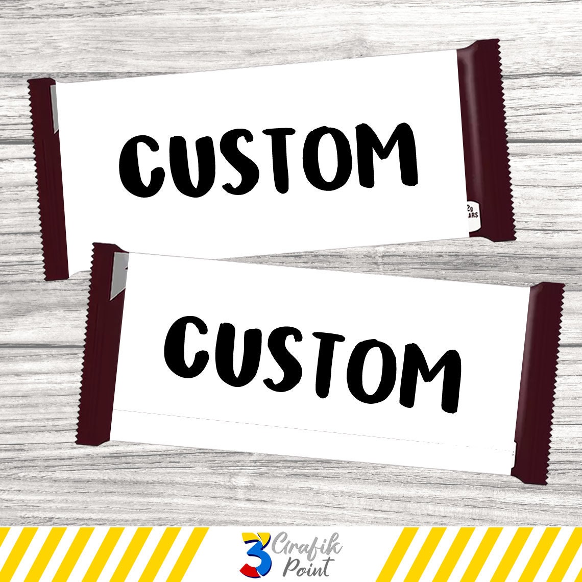 Custom Candy Bar Wrappers Printable Custom Hershey Bar | Etsy