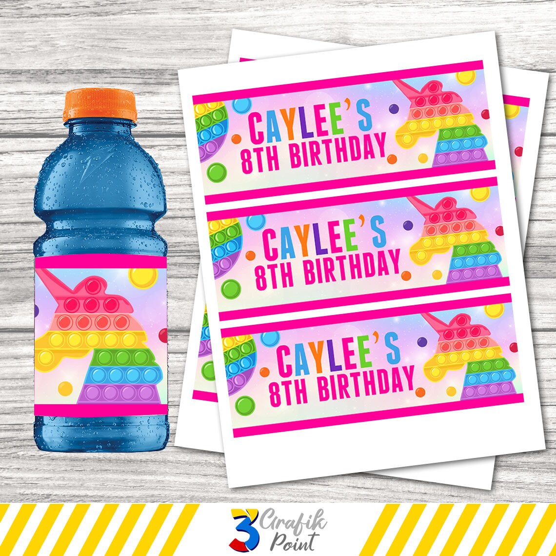 Pop It Gatorade Label Pop Fidget Gatorade Label Pop It | Etsy