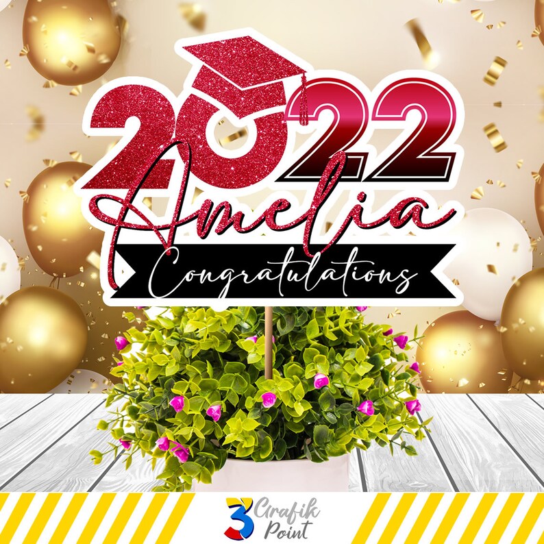 Graduation Cake Topper Class of 2022 Cake Topper - Etsy