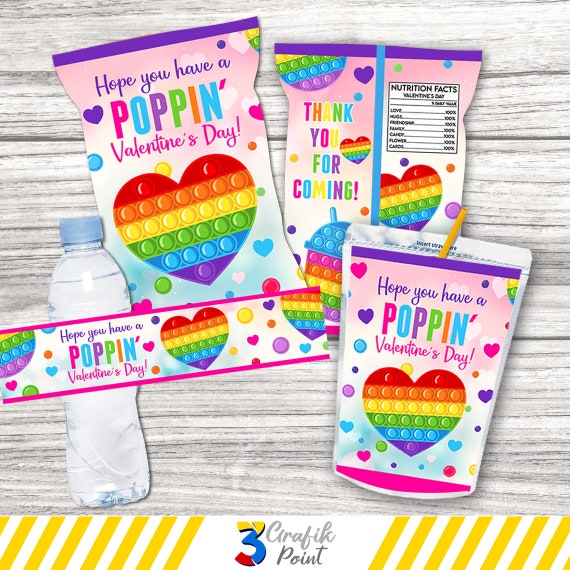 Pop It Chip Bag Pop Fidget Chip Bag Pop It Fidget Toy | Etsy