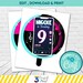 Editable Music Cake Topper: Dance Party Printable (corjl Template, PDF ...