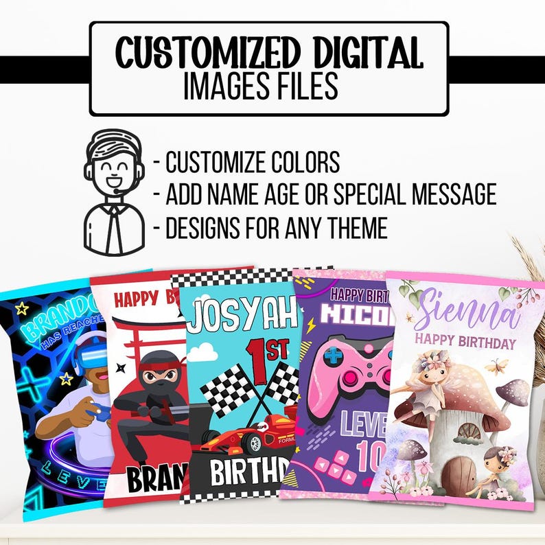 Editable BBQ Chip Bag Template: Backyard Cookout Party Favor (corjl ...