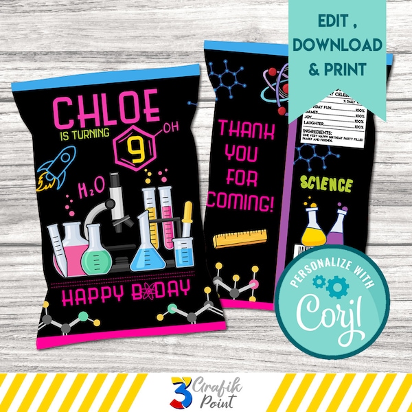 Science Party Favors - Etsy