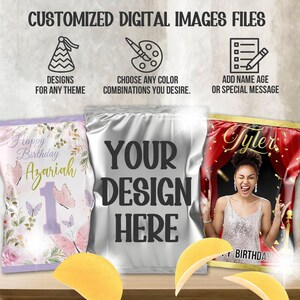 Editable BBQ Chip Bag Template: Backyard Cookout Party Favor (corjl ...