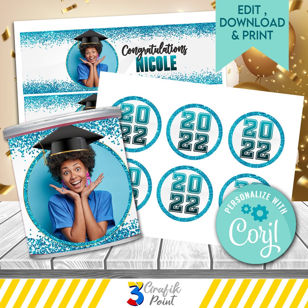 Graduation Pringle Label Class of Pringle Label, Congratulations ...