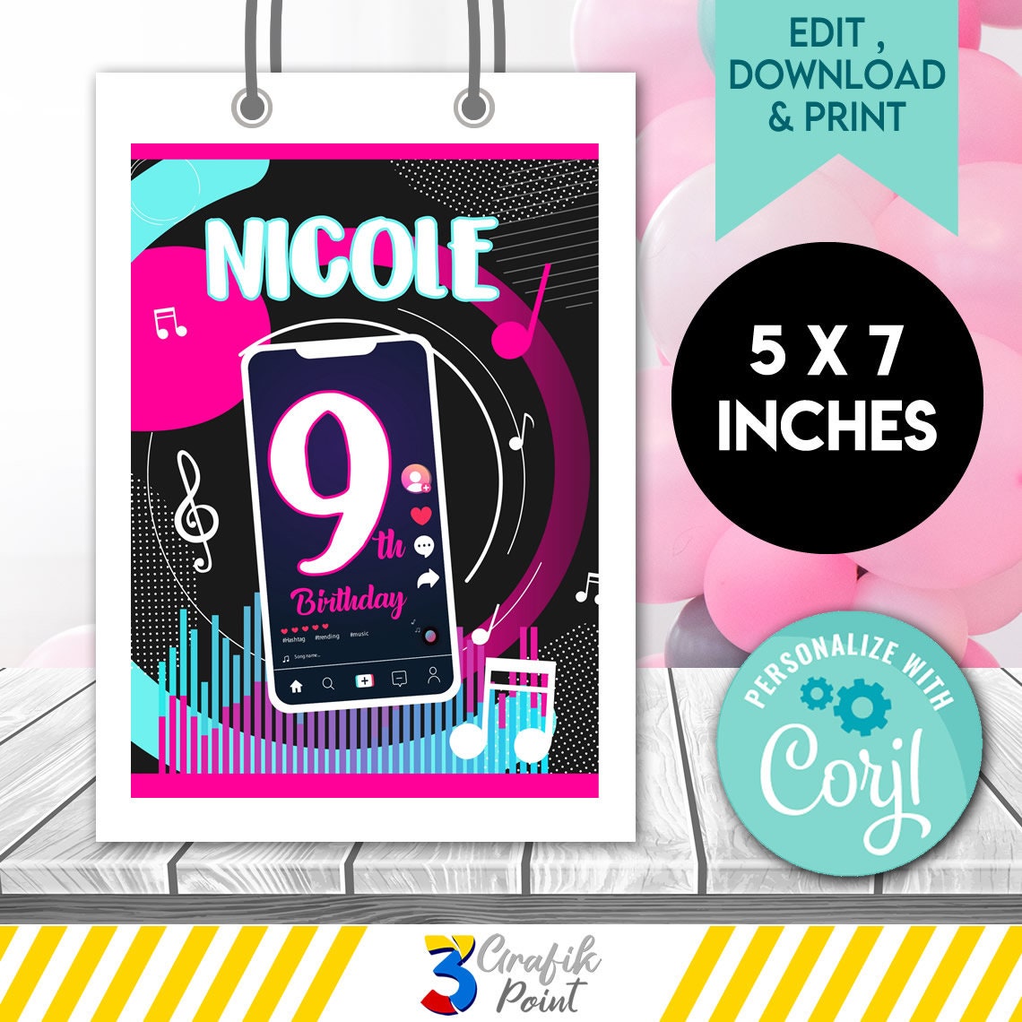 Musical Favor Bag Printable Musical Favor Bag Musical - Etsy