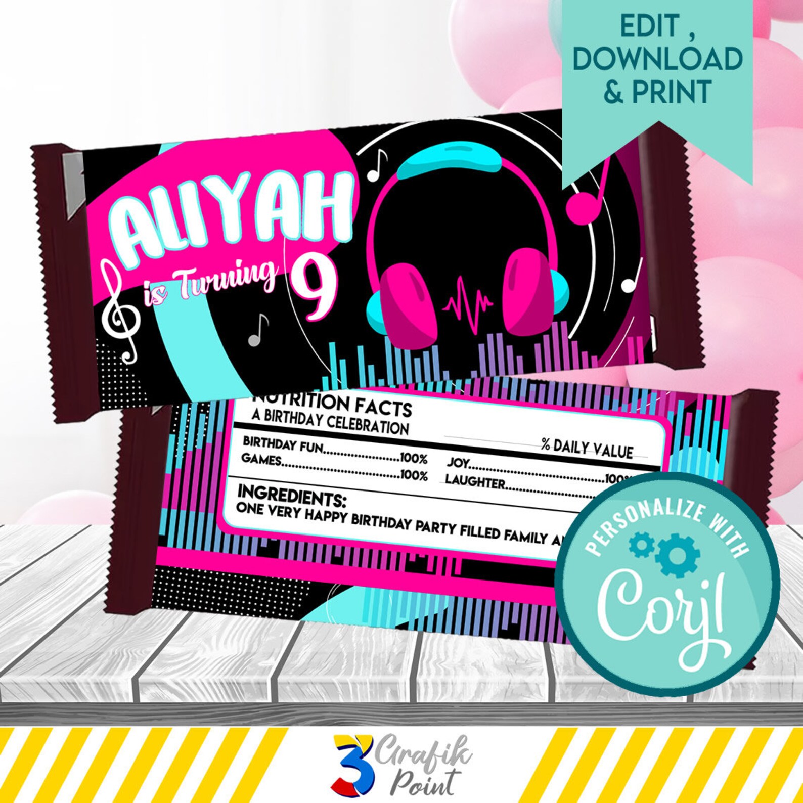 Musical Candy Bar Wrappers Printable, Musical Hershey Bar Wrappers ...