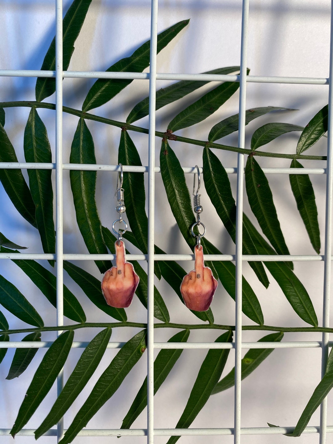 Louis Tomlinson Middle Finger Earrings - Etsy