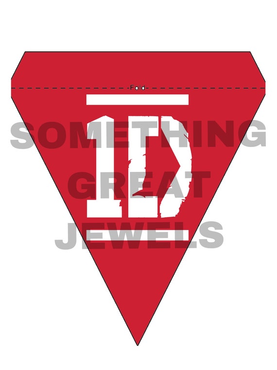 One Direction Logo Flag Party Decor | Etsy