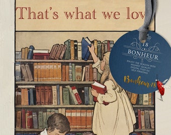 Love Books Poster - Etsy