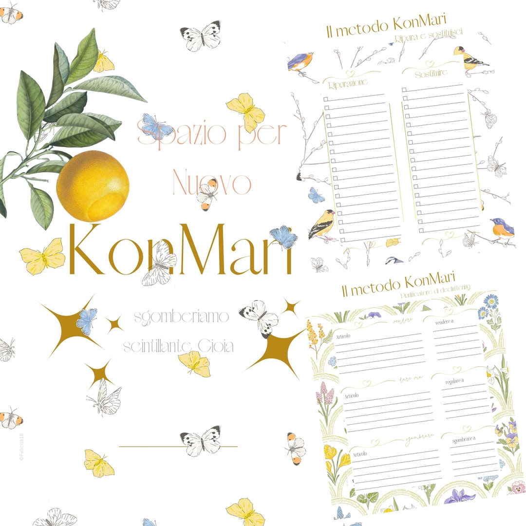 Marie Kondo Konmari Method, Italiano, Cleaning Up, Declutter ...