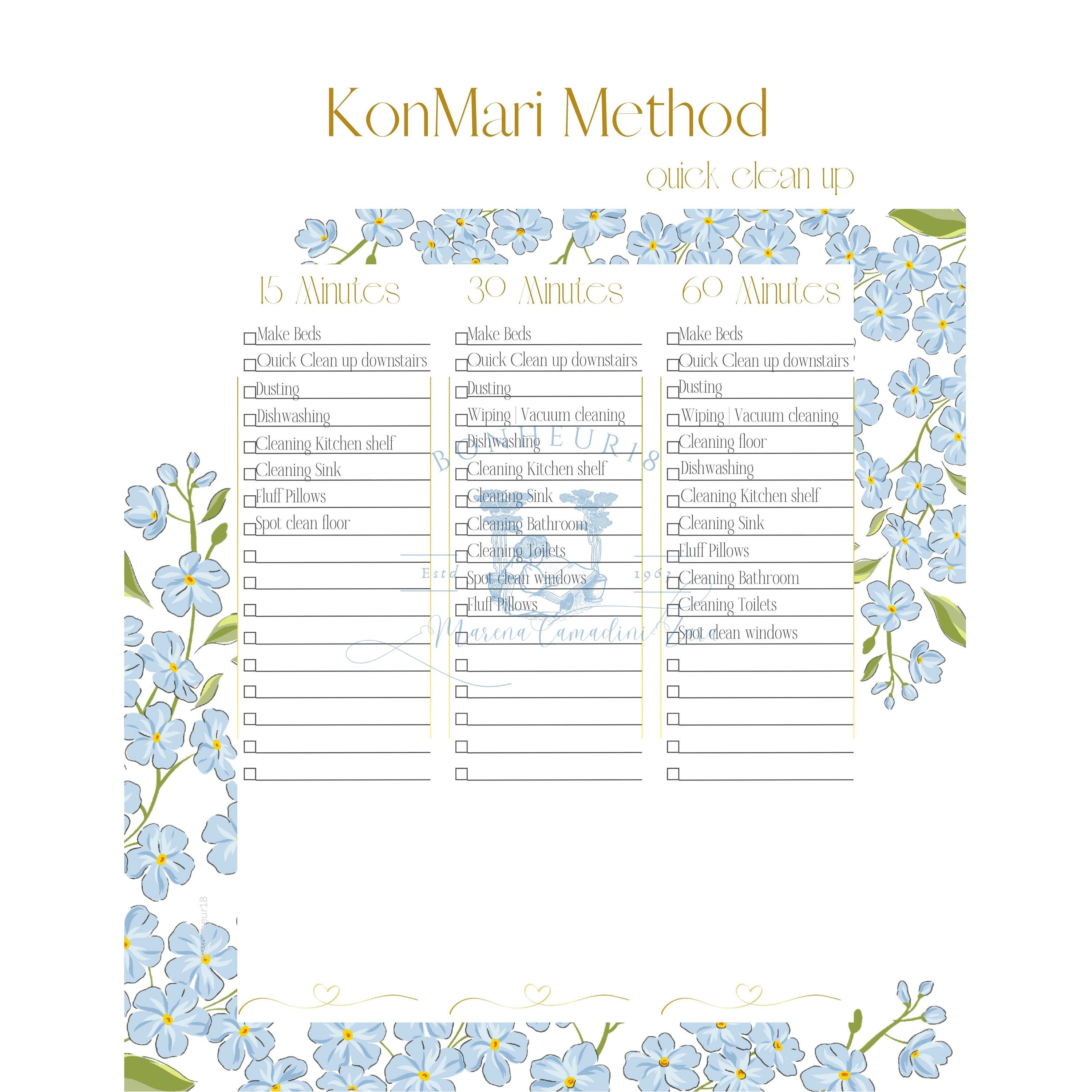 Marie Kondo Konmari Method, Cleaning Up, Declutter Decluttering Fresh ...