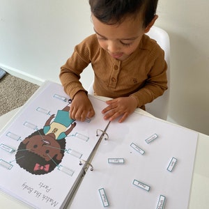 My Body Busy Book, Printable for Toddler, Printable for Kids ...