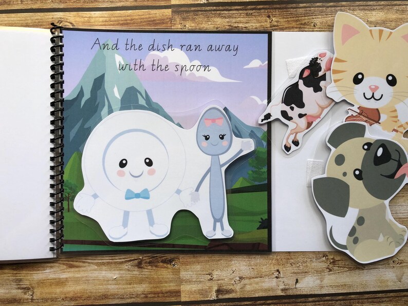 Interactive Book, Adapted Nursery Rhyme Book, Quiet Book for ...