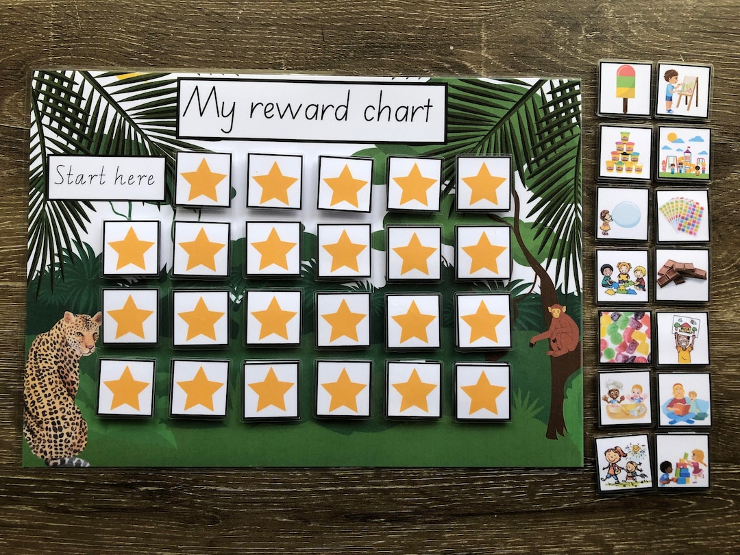 Reward Chart for Kids Kids Reward Chart Reusable Reward - Etsy UK