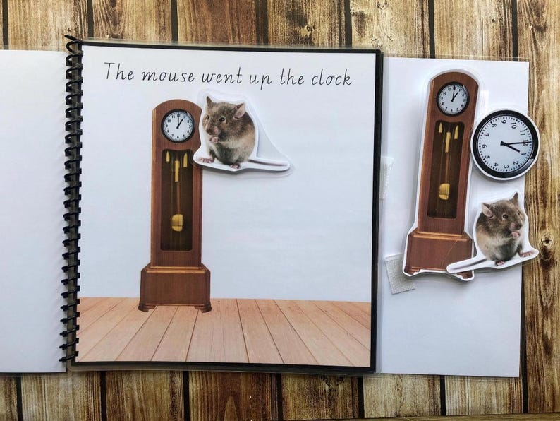 Interactive Book, Adapted Nursery Rhyme Book, Quiet Book for ...