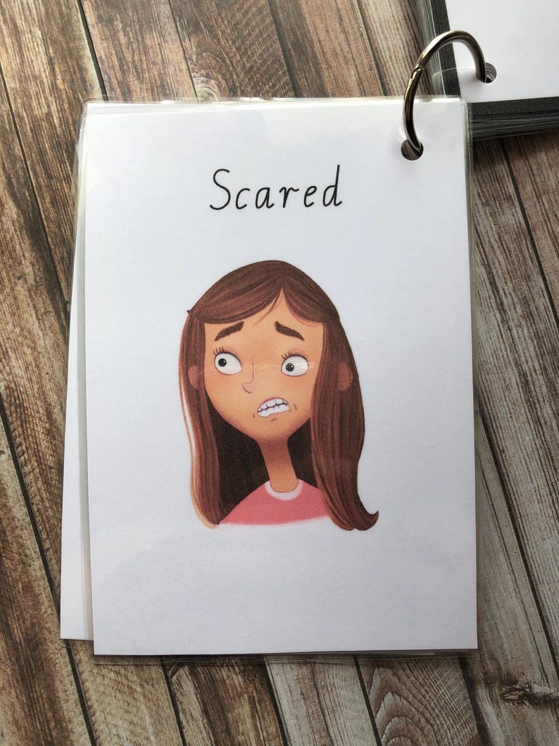AUSLAN Emotion Flashcard | Sign Language for Kids | Feelings Card ...