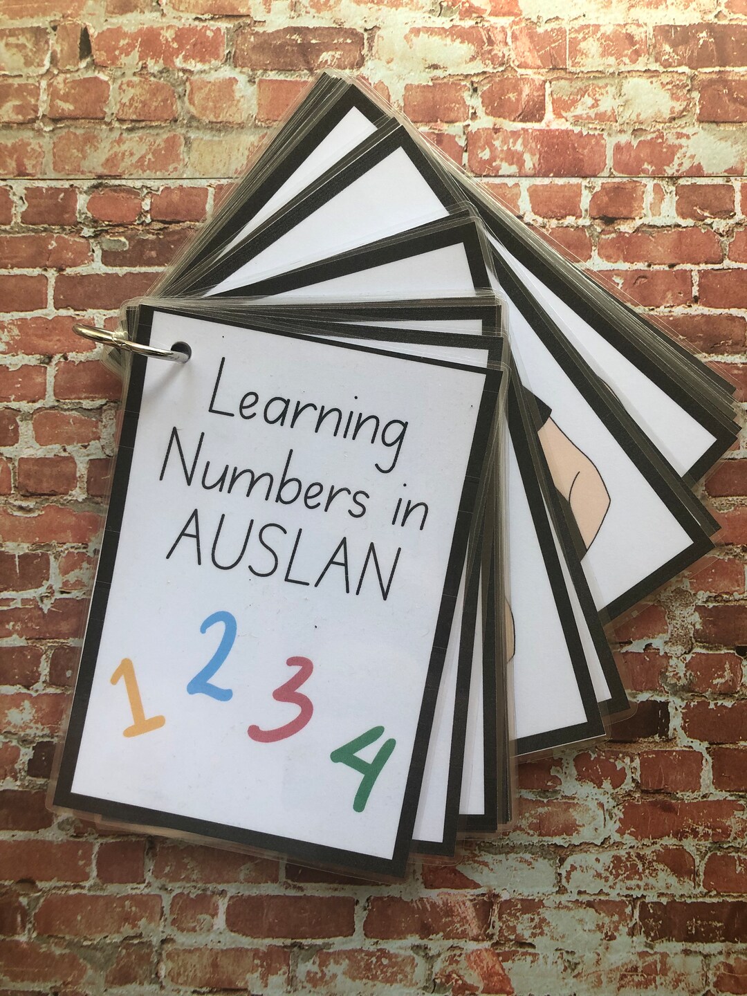 Australian Sign Language, Numbers Flashcards, AUSLAN, Flashcard Set ...