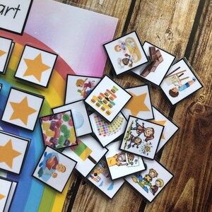 Personalised Ready to Use Reward Chart for Kids, Visual Aid for Kids ...