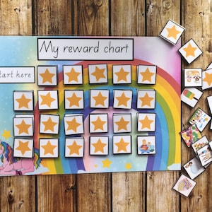 Personalised Ready to Use Reward Chart for Kids, Visual Aid for Kids ...