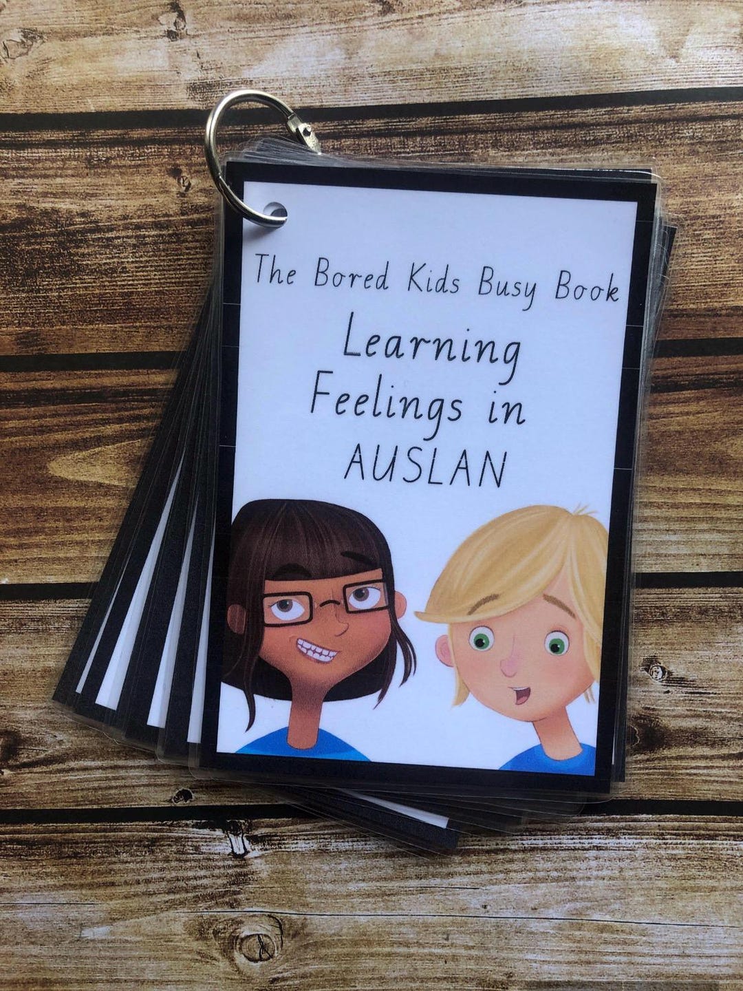 Printable AUSLAN Emotion Flashcards, Sign Language for Kids, Australian ...