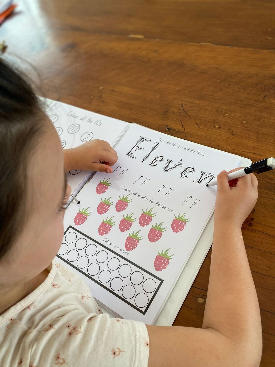 Interactive Numbers Busy Book for Preschoolers, 1-20 Number Tracing ...