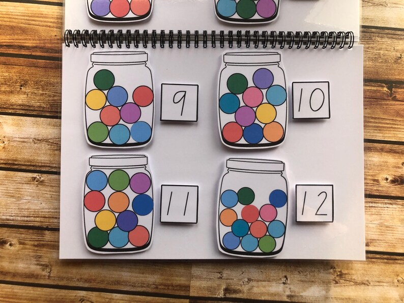 Counting Jars Busy Bag: Preschool Math Activity (digital Download) PDF ...
