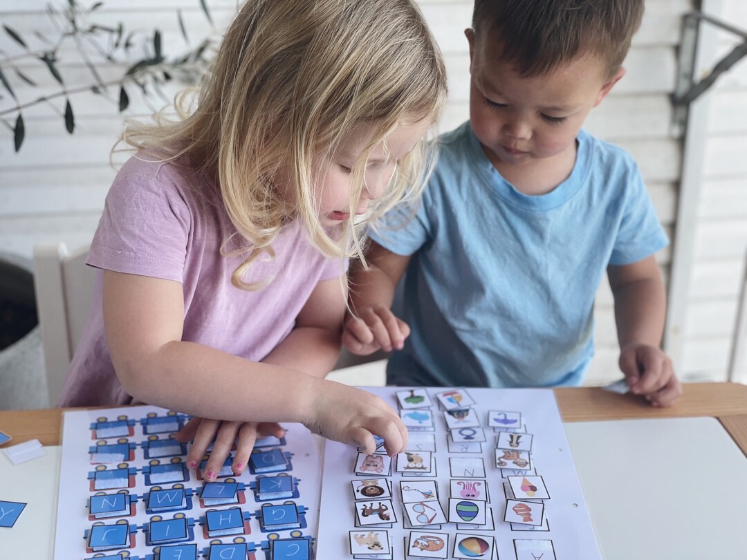 Printable Alphabet Busy Book, Homeschool Activity, Gift for Toddler ...