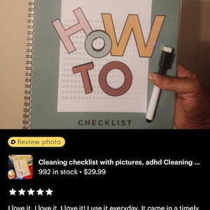 Cleaning Checklist With Pictures, Adhd Cleaning Checklist, Autism ...