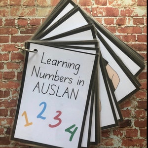 AUSLAN Flashcard Digital Download, AUSLAN Flashcards Set, Learning ...