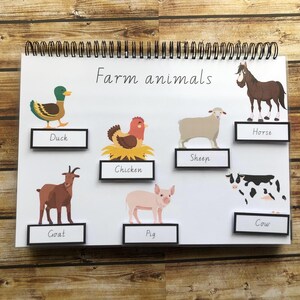 Digital Animals Busy Book, Preschool Folder, Homeschooling, Homeschool ...